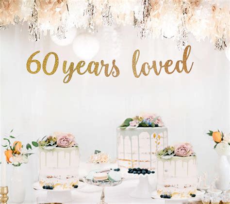 Buy 60 Years Loved Banners 50 Years Loved Banners 40years Loved Banners
