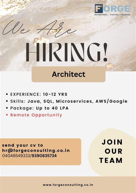 forge consulting pvt ltd on linkedin architect java sql sqljobs