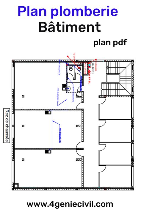 Un Plan De Plomberie Est Un Dessin Technique Qui Représente Le Système De Plomberie Dun
