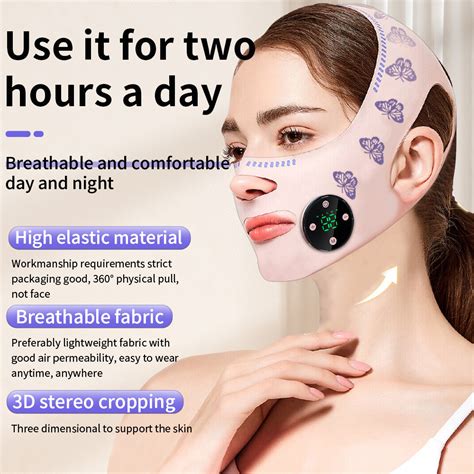 Ems V Shape Face Lifting Massager Face Slimming Lift Skin Tightening