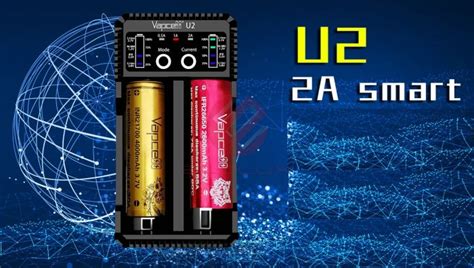 Vapcell U2 Battery Charger Esug Dk