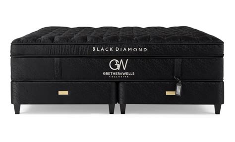 Grether & Wells Exclusive - черный матрас Black Diamond