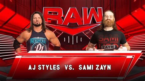 Wwe 2k23 Roman Attacks Aj Styles Vs Sami Zayn Youtube