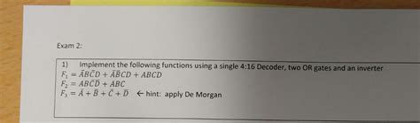 Solved Exam 2 1 Implement The Following Functions Using A