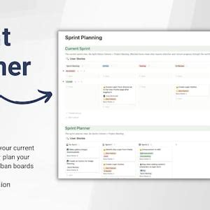 Agile Scrum Project Management Notion Template Etsy