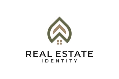 Premium Vector Negative Space Building Logo Design Icon