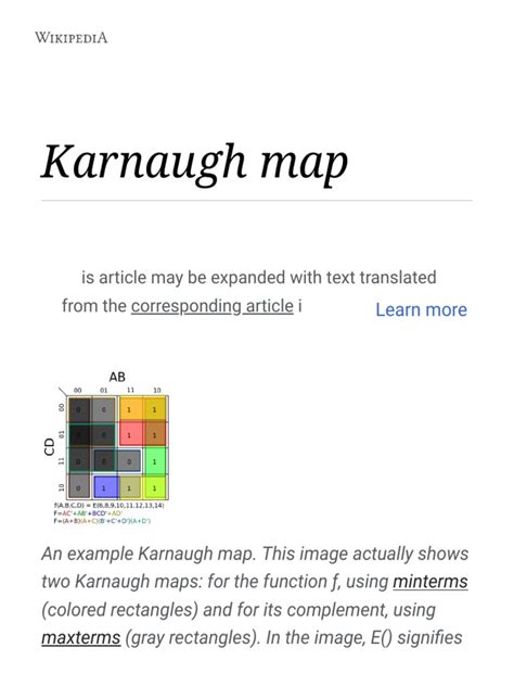 K Mapping Download Free Pdf Logic Mathematical Logic