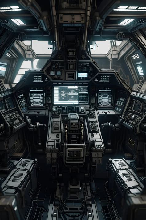 A Mecha Cockpit From The Inside Gallery Stablecog
