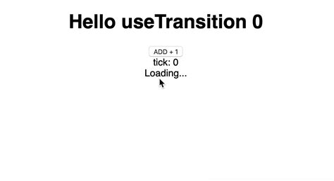 React Concurrent 模式抢先预览下篇 useTransition 的平行世界