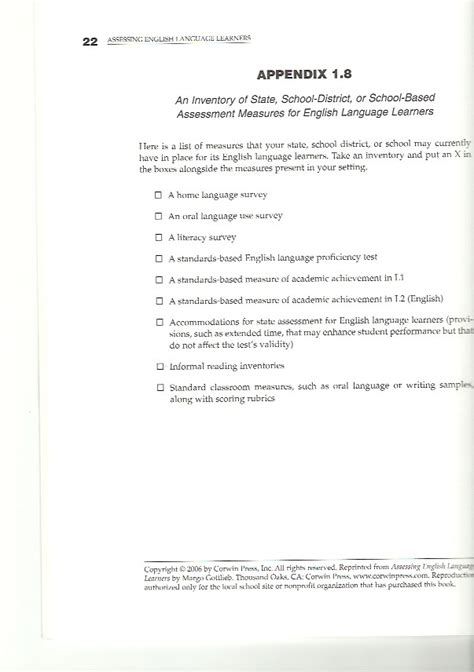 Placementexit Assessment Assessment For English Language Learners Placementexit Assessment Assessment For English Language Learners