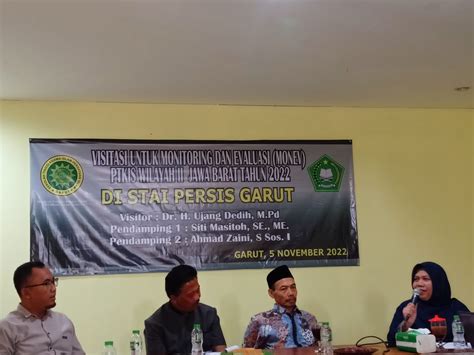 TERIMA VISITASI DARI KOPERTAIS STAI PERSIS GARUT DIANGGAP LAYAK