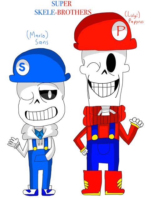 Super Skele Brothers Sans And Papyrus By Alex97art On Deviantart