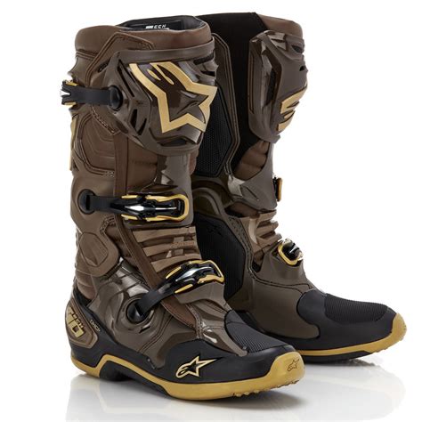 Alpinestars Tech 10 Boot Dark Browngold Mcas
