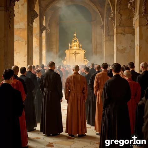 Monks Of The Abbey Of Notre Dame And Gregorian Monk Gregorian Whispers
