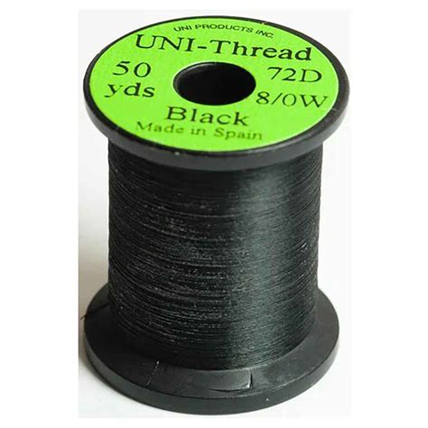 Uni Thread Fly Tying Thread Black 72d 50yds Sportsmans Warehouse