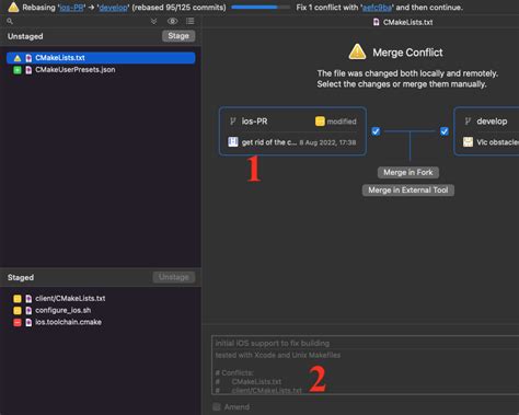 Displayed Commit Message Never Changes During Rebase Issue