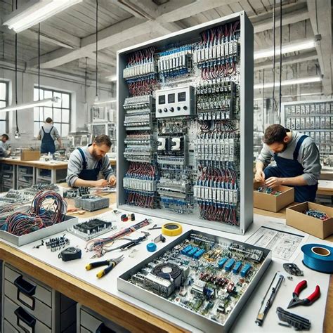Electrical Panel Assembly For Textile Industry Packaging Type Box At