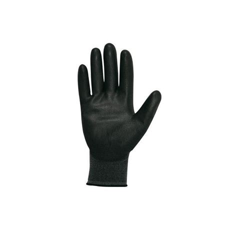 Guante Eco Nylon Con Palma PU Negro