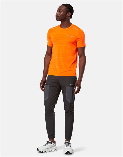 Monterrain Mens Lyder 2 0 Space DYE T Shirt Orange Life Style Sports IE