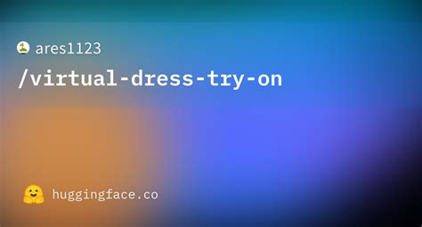 Ares1123virtual Dress Try On · Hugging Face