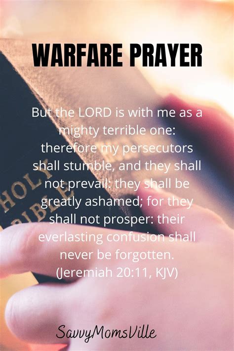 Spiritual Warfare Prayer Scripture