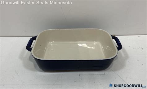 Staub Dark Blue 2 Piece Rectangular Baking Dish