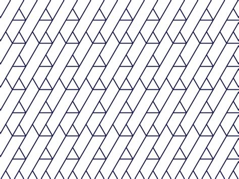 Perspective Hollow Rectangles Pattern