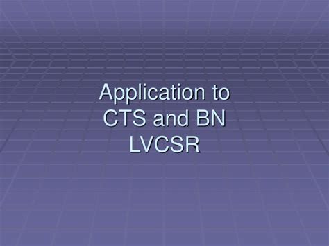 Ppt Using Neural Network Language Models For Lvcsr Powerpoint
