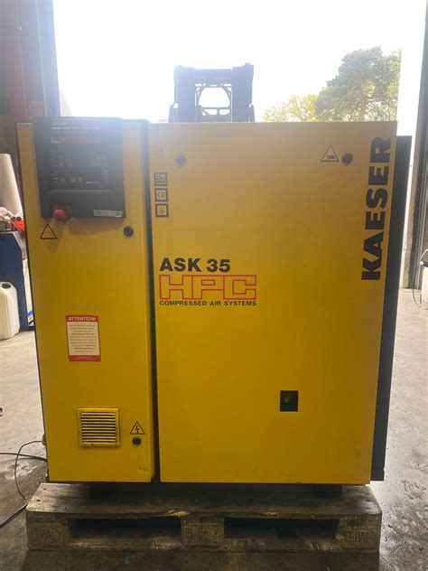 HPC ASK Kw Bar High Pressure Screw Compressor CFM Air Supply UK
