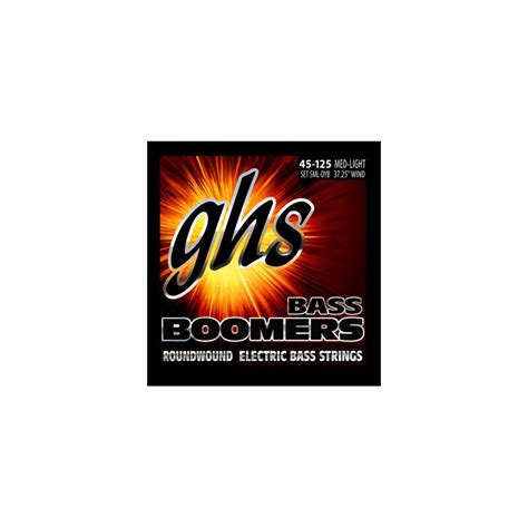 Ghs Bass Boomers 5mldyb Medium Light Cordes Basse électrique