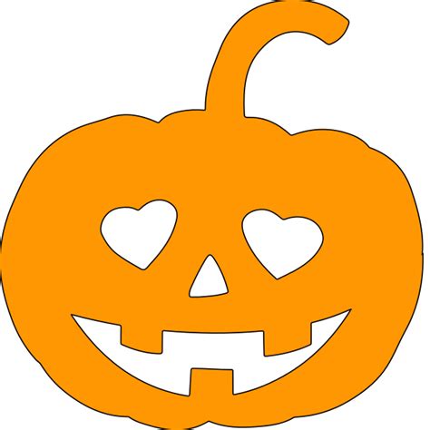 Carved Pumpkin Heart Eyes In 2024 Cute Pumpkin Carving Pumpkin