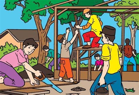 Detail Gambar Kerja Bakti Kartun Koleksi Nomer 40