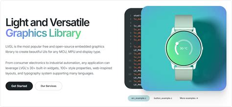 第12节 Lvgl 图形界面开发 微雪文档平台