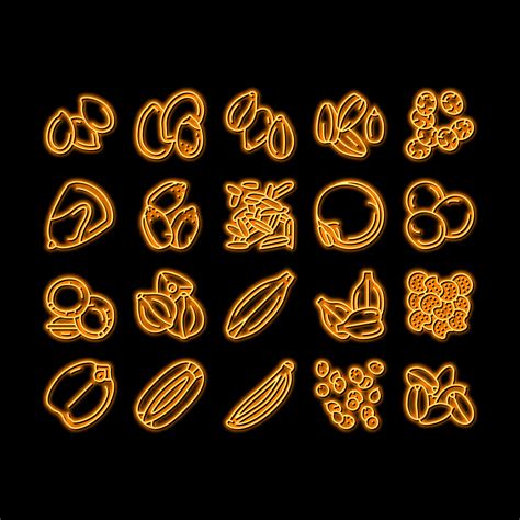 Seed Plant Agriculture Culture Neon Glow Icon Illustration Vector Art At Vecteezy