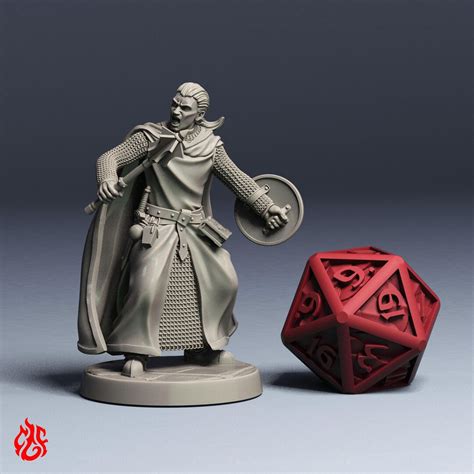 Arledge The Cleric Rpg Miniatures For Dnd Tabletop Wargames 32 Mm