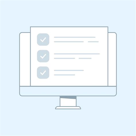 Premium Vector Pc With Online Quiz Form Checklist On Screen Choice And Survey Illustration Of