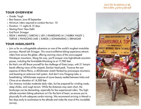 Stoneheadbikes Leh Ladakh Motorcycle Tour Ppt