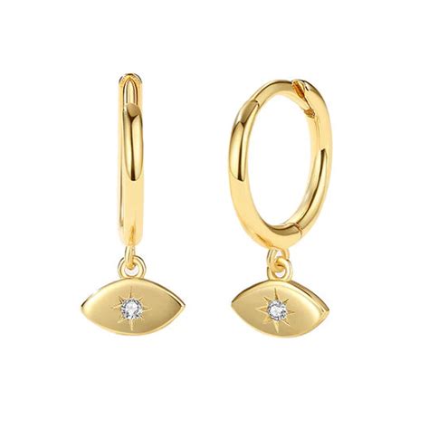 Third Eye Earrings Gold Vibrant Kind