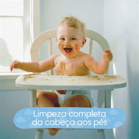 Kit Lenço Umedecido Pampers Cuidado Do Bebê 4 Pacotes Com 48 Unidades