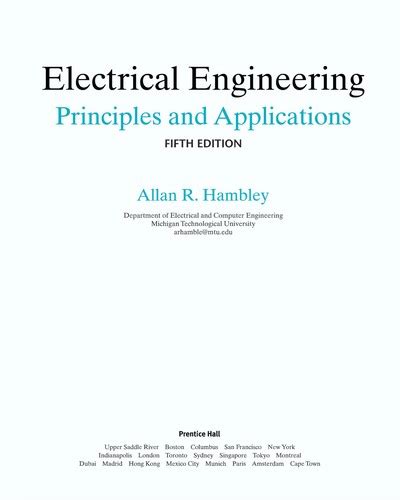 Electrical Engineering By Allan R Hambley Open Library