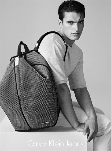 Matthew Terry Gets Denim Clad For Calvin Klein Jeans Ad The Fashionisto Mens Backpack