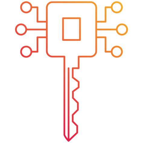 Digital Key Generic Gradient Icon