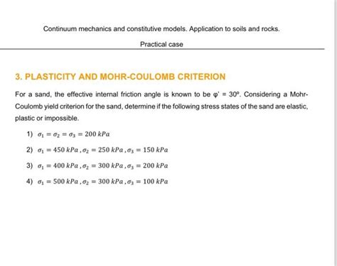 Solved Continuum Mechanics And Constitutive Models Chegg
