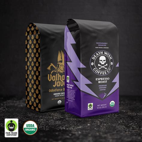 valhalla java odinforce blend organic coffee death wish coffee
