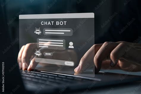 Chat With Ai Or Artificial Intelligence Technology Hand Of Businessman Chatting With Smart Ai