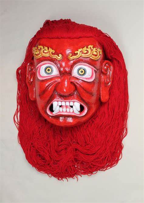 Red Srin Mo Demoness Mask National Museums Liverpool