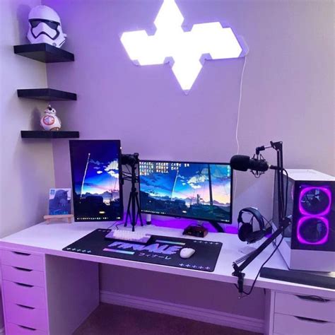 Purple Gaming Setup Pc Top 5 Tech Youtuber Gaming Des