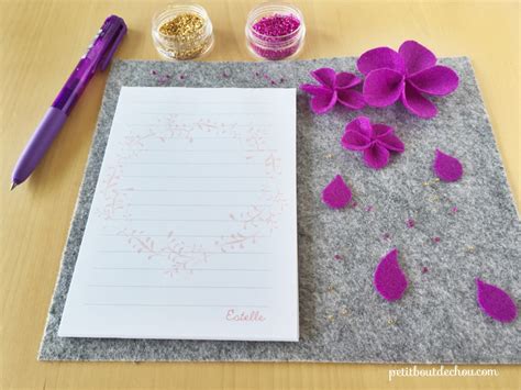 How To Make Your Own Personalised Notepad Petit Bout De Chou