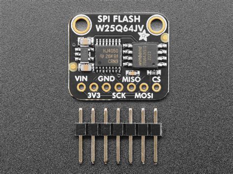 Adafruit Spi Flash Breakout W25q64 64 Mbit 8 Mbyte Id 5636 Adafruit Industries Unique