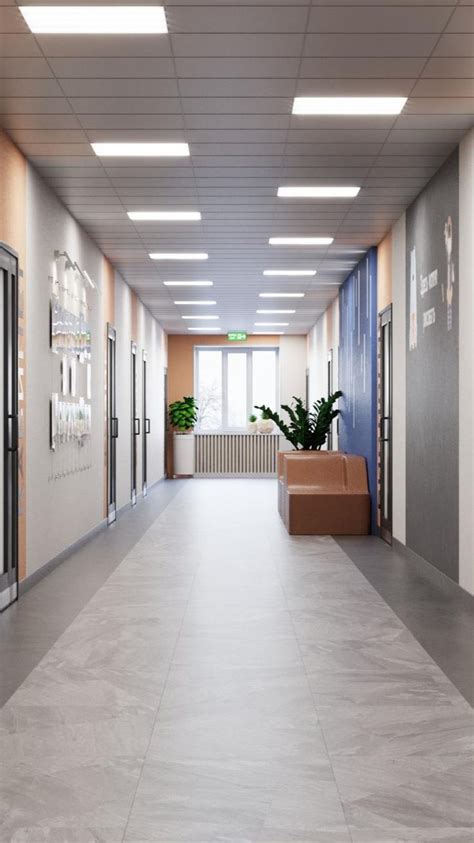 Дизайн школьного коридора School Corridor Design Дизайн лобби